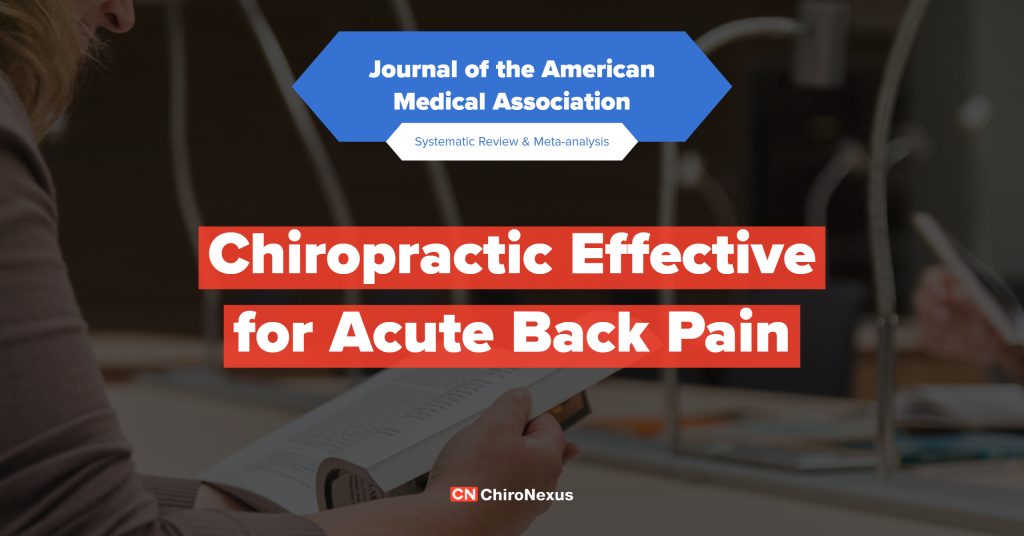 AMA: Chiropractic Effective for Acute Back Pain - Chiropractic News by ...